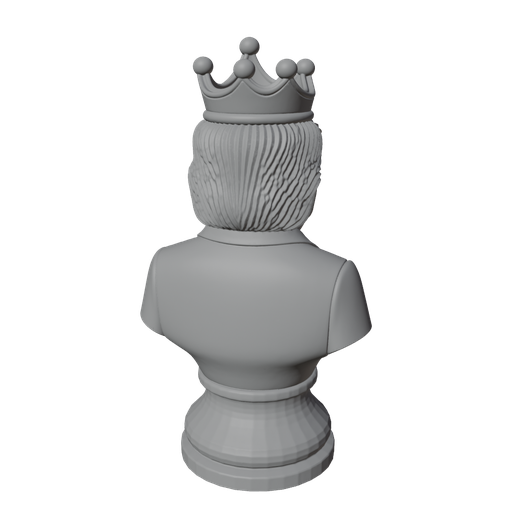 👸 Trump Queen Chess Piece – STL and GLB 3D Print File – One-Piece ...