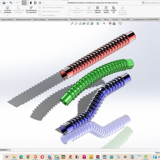 🎒 Modélisation de soufflets SolidWorks (opération de déformation ...