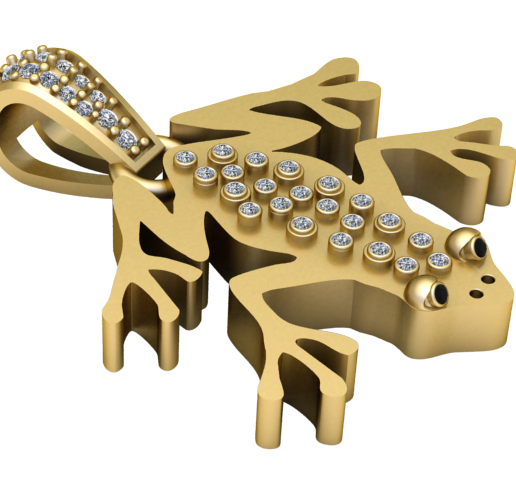 STL file HIP HOP LIZARD PENDANT 3D PRINTABLE MODEL 🦎 (OBJ)・3D printable ...