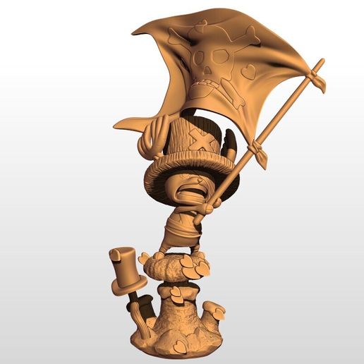 👶 Chopper - One Piece・ STL File for 3D printing・Cults