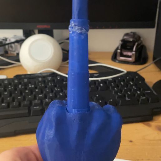🪙 Collapsing Middle finger・ STL File for 3D printing・Cults