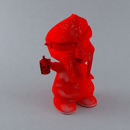 STL file Charlie Brown X mf doom Art toy 3D print model 🎨 ・3D print ...