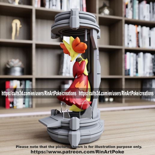 🥼 Delphox in the lab from pokemon・ STL File for 3D printing・Cults