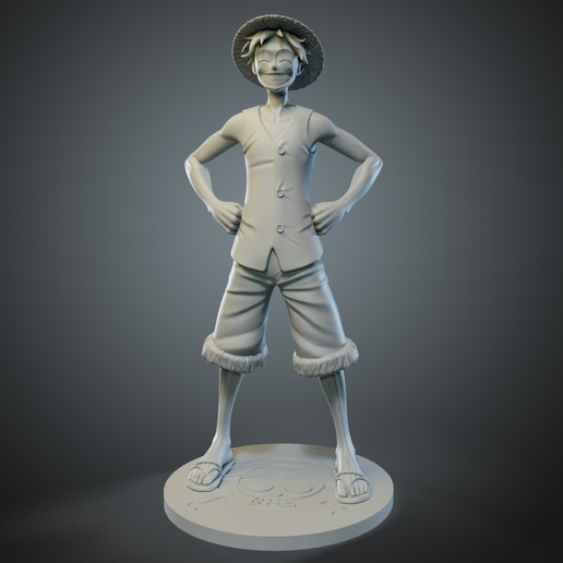 STL file Monkey D Luffy 🐒 ・3D printer design to download・Cults