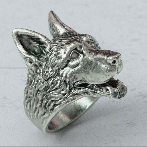 german shepherd ring