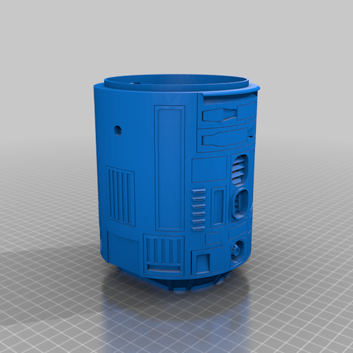 🤖 Screen Accurate R2D2 Alexa Echo Dot 3 Dock・Free 3D File for ・Cults