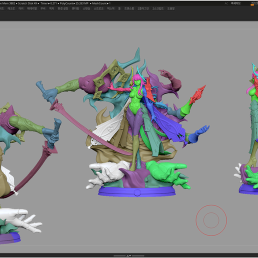 Raiden shogun Boss divide and full version・ 3D File for 3D printing・Cults