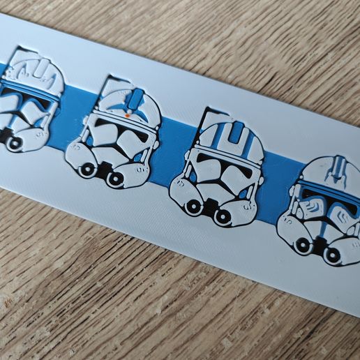 ⭐ Star Wars - Clone Wars Elite: 501st Legion Bookmark・Free 3MF File for ...
