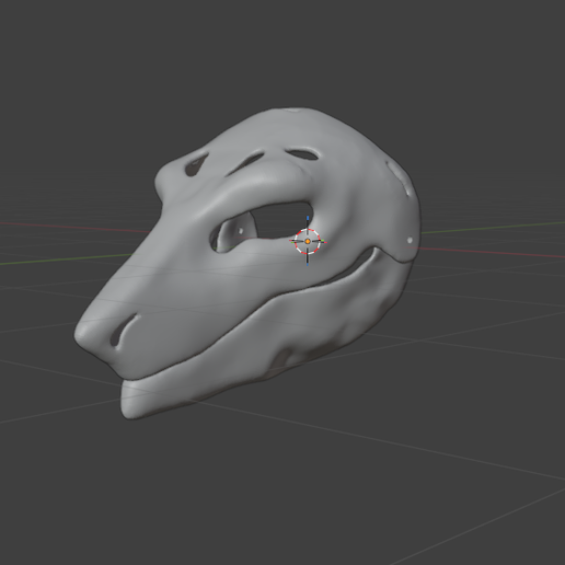 🦈 Base de cabeça semi-realista Sergal・Arquivo STL para Impressão 3D・Cults
