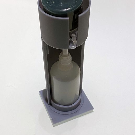 🪴 Citadel pot to dropper bottle (30ml) transfer stand・ STL File for ・Cults