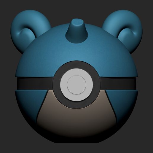 🐉 Pokemon Lapras Pokeball・Free STL File for ・Cults