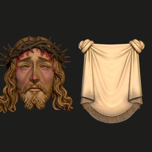 ️ Santo Rostro Jesucristo - Velo de la Verónica | Arte Católico・Archivo ...
