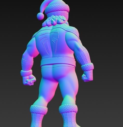 🎅 Spidey Santa・ STL File for 3D printing・Cults