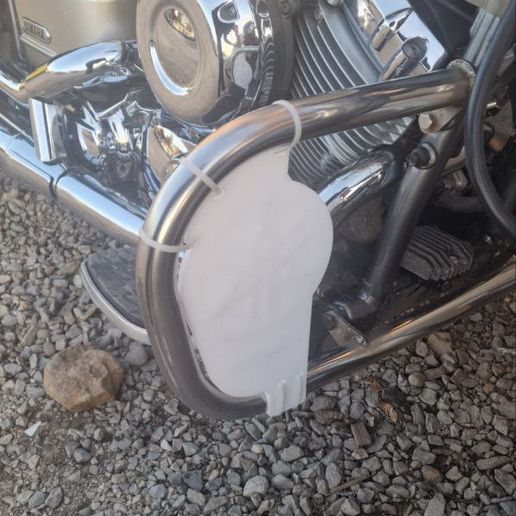 3D printing Leg wind deflector universal for motorcycle, Adjustable ...