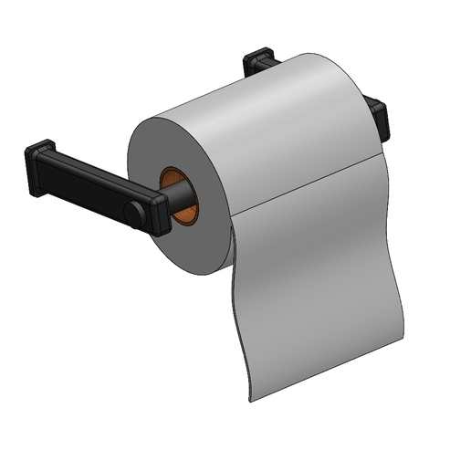 🚽 Toilet Paper・ STL File for 3D printing・Cults