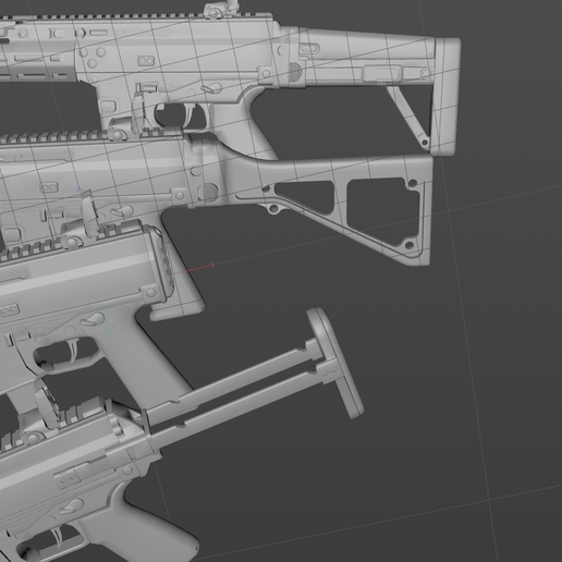 🔫 Swiss APC submachine gun digital model・ OBJ File for 3D printing・Cults