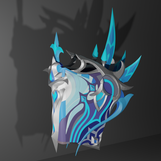 🎭 Genshin impact Neuvillette Catalyst Tome of the Eternal Flow 3D print ...