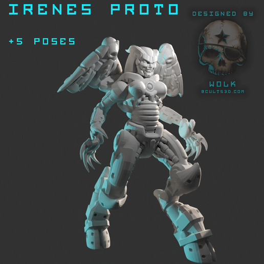 🎲 Irene's American Proto・ STL File for 3D printing・Cults