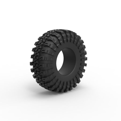 3D file Diecast offroad tire 135 Scale 1:25 🚗 ・3D printable model to ...