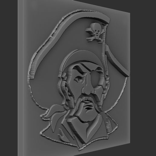 🏴‍☠️ pirate・ STL File for 3D printing・Cults