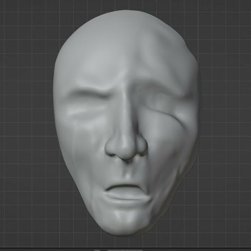 Archivo STL Escultura facial 🗿 ・Modelo para descargar e imprimir en 3D ...