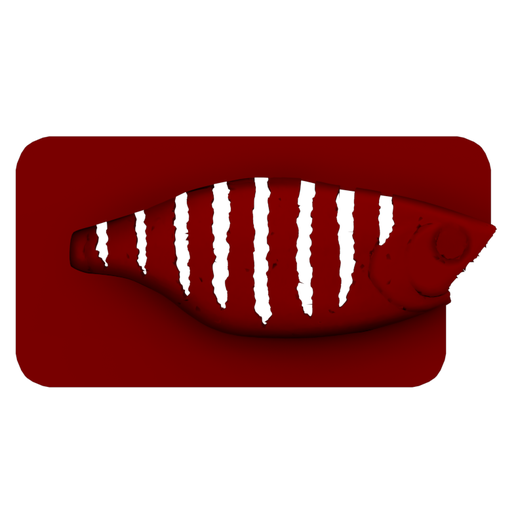 STL file Lure Stencil - Jackal TN60 (bluegill bars) 🎣 ・Template to ...