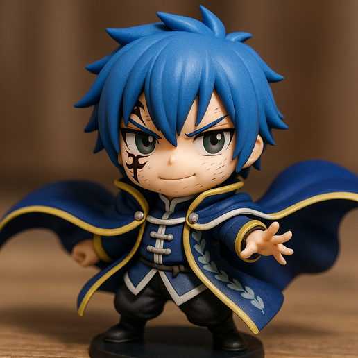 👽 Jellal Chibi - Fairytail・ STL File for 3D printing・Cults