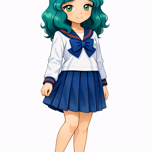 🌙 Michiru Kaiō - Sailor Neptune・ STL File for 3D printing・Cults