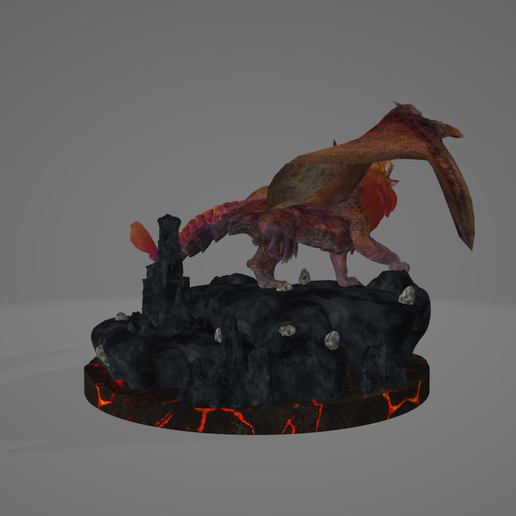 STL file MONSTER HUNTER TEOSTRA FIGURE 👹 (OBJ)・3D printable model to ...