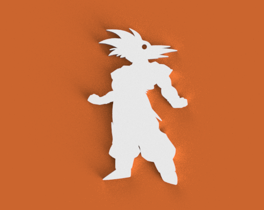 STL file Goku keychain 🗝️ ・3D print design to download・Cults