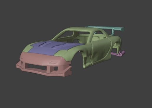 🛞 rx7 initial d stage 5・ STL File for 3D printing・Cults