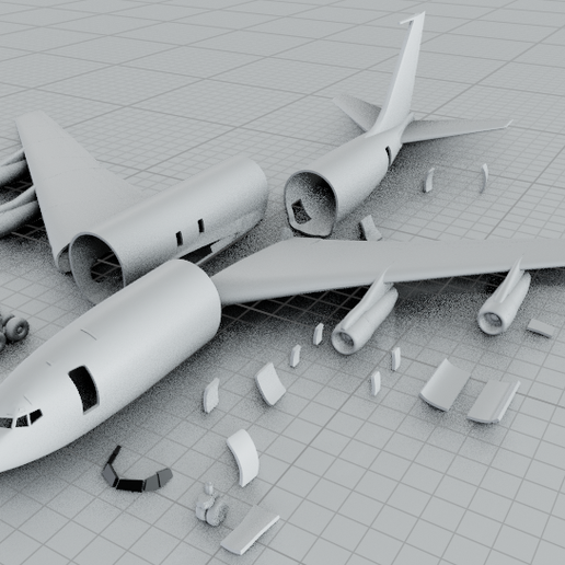 STL file Boeing 703 B703 AIRLINER AEROPLANE MODEL 👽 (OBJ)・3D print ...