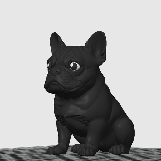 👾 French Bulldog Bubblehead Style – 3D Model・ STL File for 3D printing ...