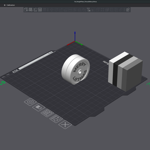 🧸 Cute Articulated Weight Plates | No AMS | Print-in-place | Support ...