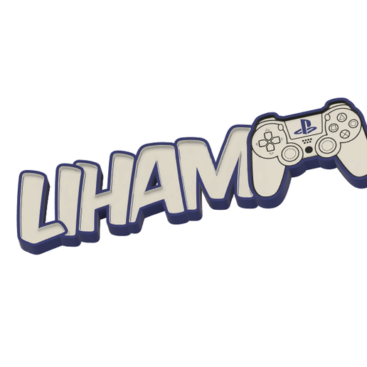 STL file First name LED TO ASSEMBLE Liham 🎮 ・Model to download and 3D ...