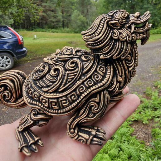 OBJ file Dragon Turtle 🐉 ・Model to download and 3D print・Cults