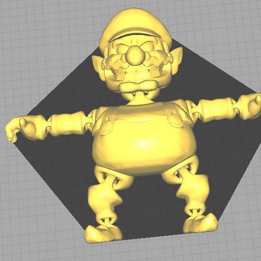 STL file wario flexi 🇯🇵 ・3D printable model to download・Cults