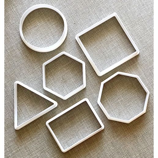 🍪 Geometric shapes Cookie cutter, cookie cutters, Shapes, 6 shapes, 66 ...