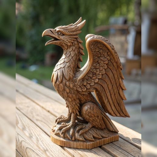 🦅 Gryphon - Mythical Home Decor・ STL File for 3D printing・Cults