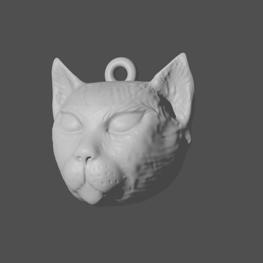 Stl File Realistic 3d Printable Cat Model Detailed For Art And