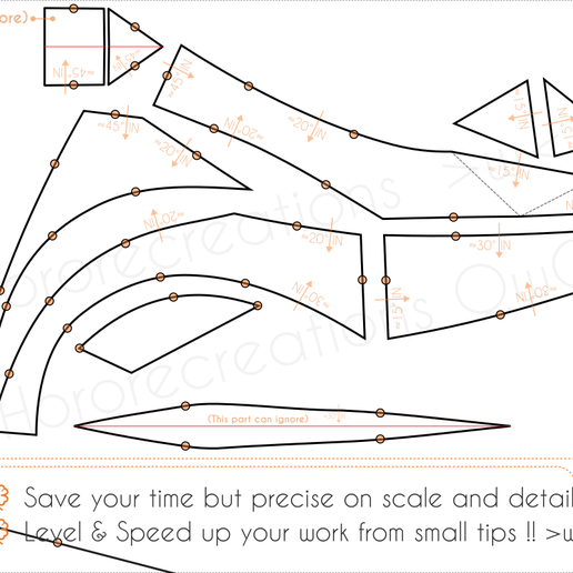 ⭐ Phainon dawnmaker greatsword - Honkai star rail | Cosplay PDF pattern ...
