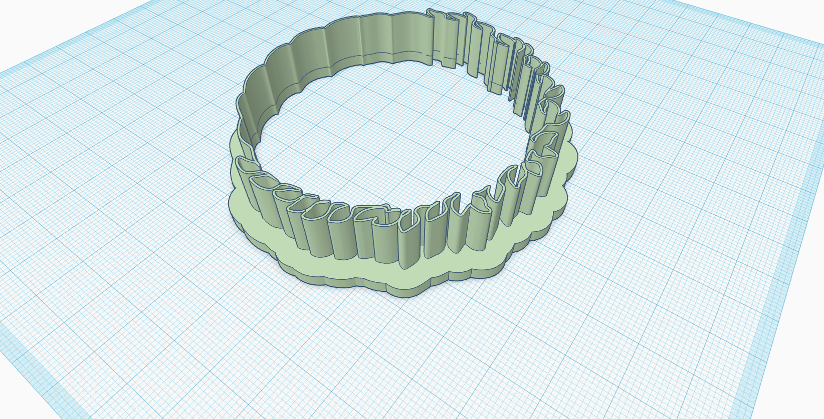 STL file Round frame with leaves cutter, stamp, Cookie cutter, Polymer ...