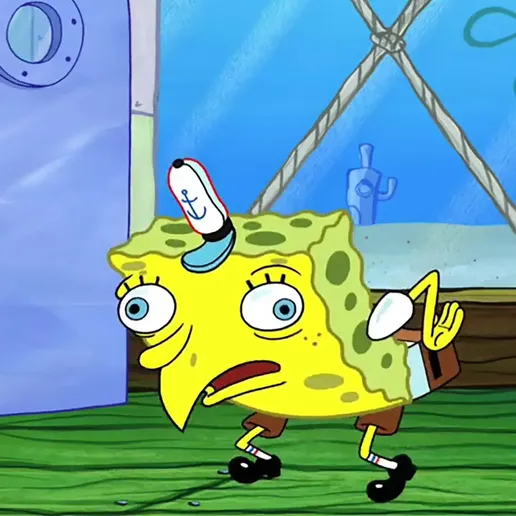 👾 SpongeBob SquarePants MEME・ STL File for 3D printing・Cults
