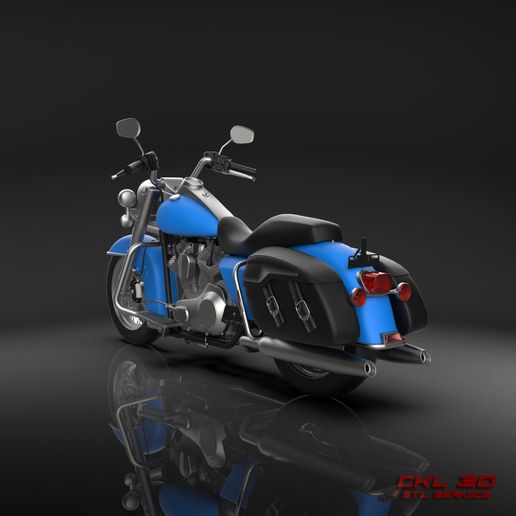 🏍️ Harley Davidson Road King Motorcycle STL・ STL File for 3D printing・Cults