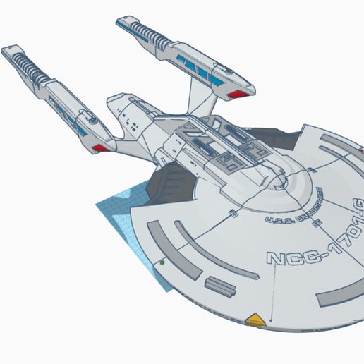 ⭐ NCC 1701-G, USS Enterprise G・Free STL File for 3D printing・Cults