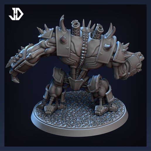 🛰 Chaos Mutant Mechanical Demon・ STL File for ・Cults