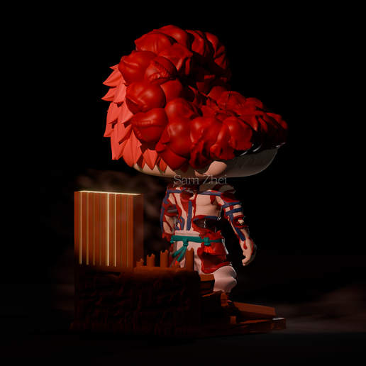 👾 Akaza - Demon Slayer : Kimetsu no Yaiba・ STL File for 3D printing・Cults