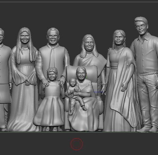👪 family・ STL File for 3D printing・Cults