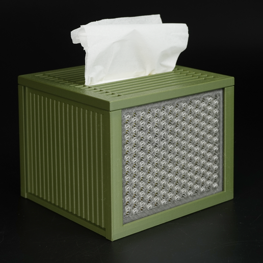 📦 Tissue Box / Cube/ Kumiko Style・Free 3MF File for 3D printing・Cults