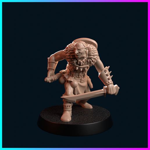 🎲 Forces of Ash - Explorador orco・Archivo STL para ・Cults
